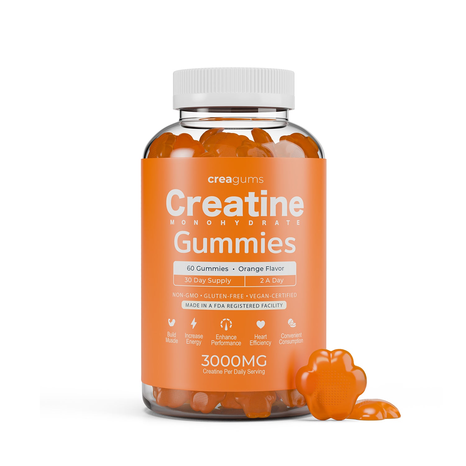 Creatine Monohydrate Gummies By CreaGums CREAGUMS Creatine Monohydrate Gummies By CreaGums CREAGUMS